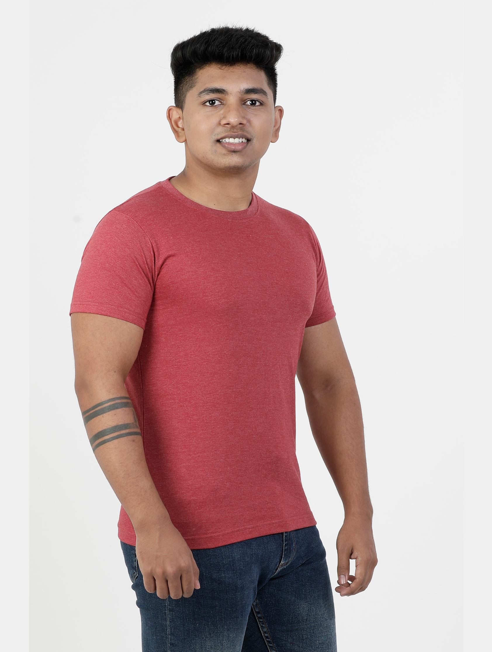 Basics 160 Cotton Unisex Round Neck Short Sleeve Tee – Dutees